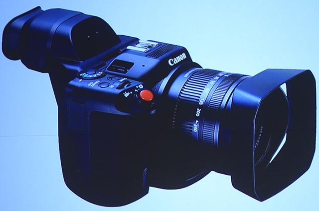 Canon 4K Video Camera w/ Fixed Lens (GH4 Competitor ?) Shows Off in ...